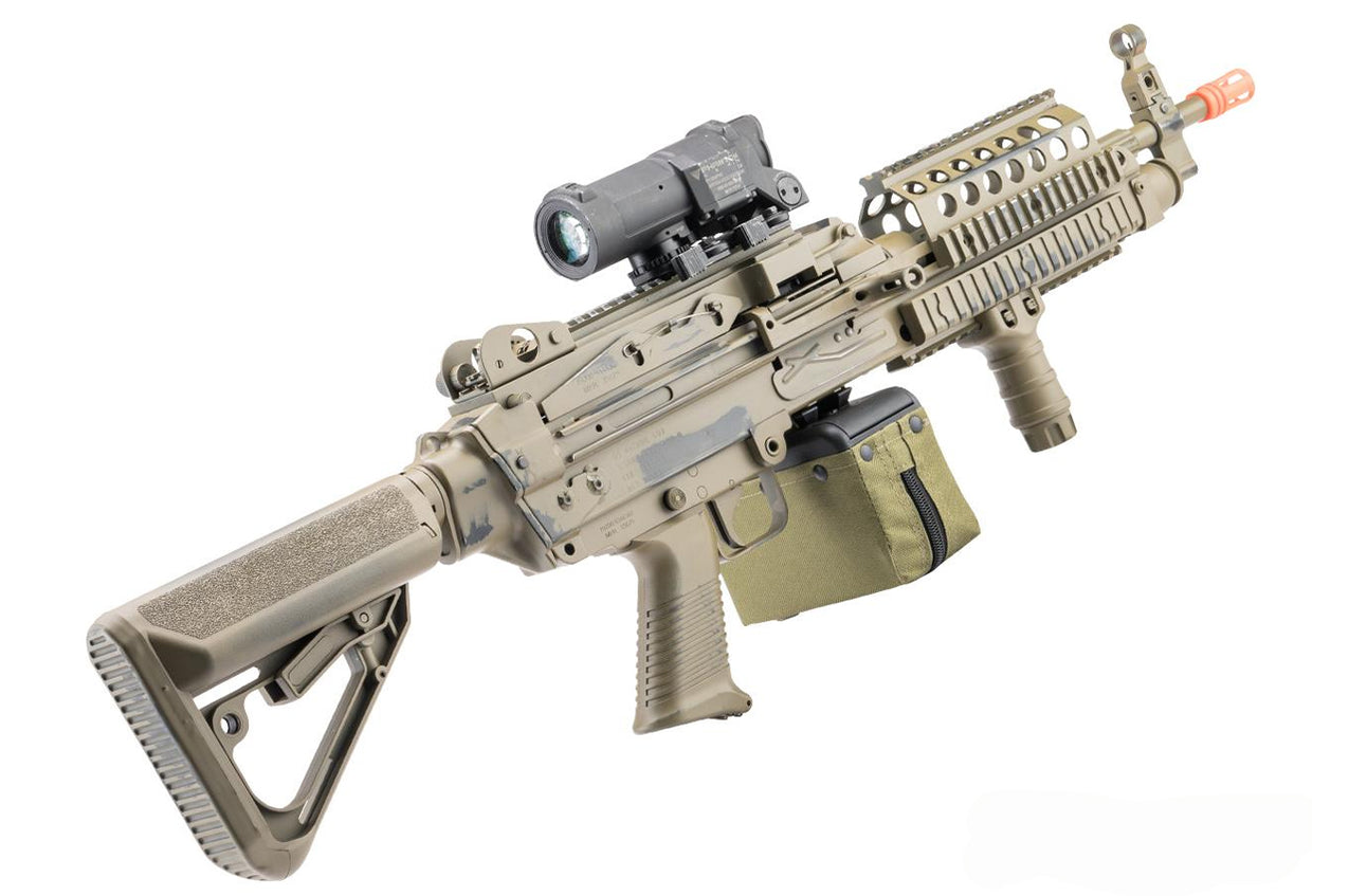 A&K x SP Systems Custom FN Licensed MK46 Mod.1 Airsoft AEG Light Machi ...