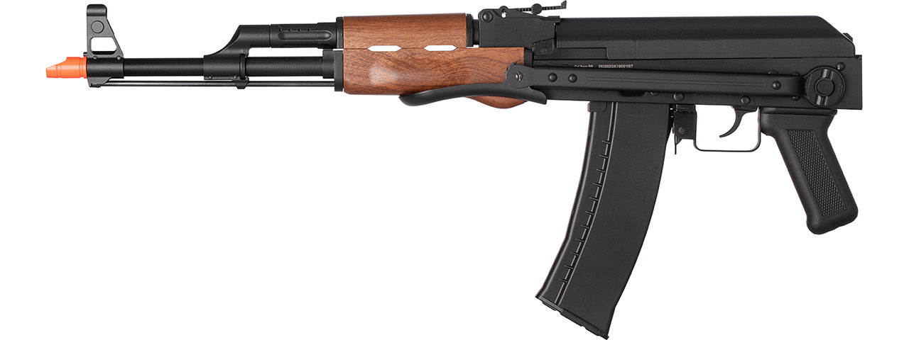 WellFire AK74 Co2 Blowback Rifle with Folding Stock (Color: Faux Wood ...
