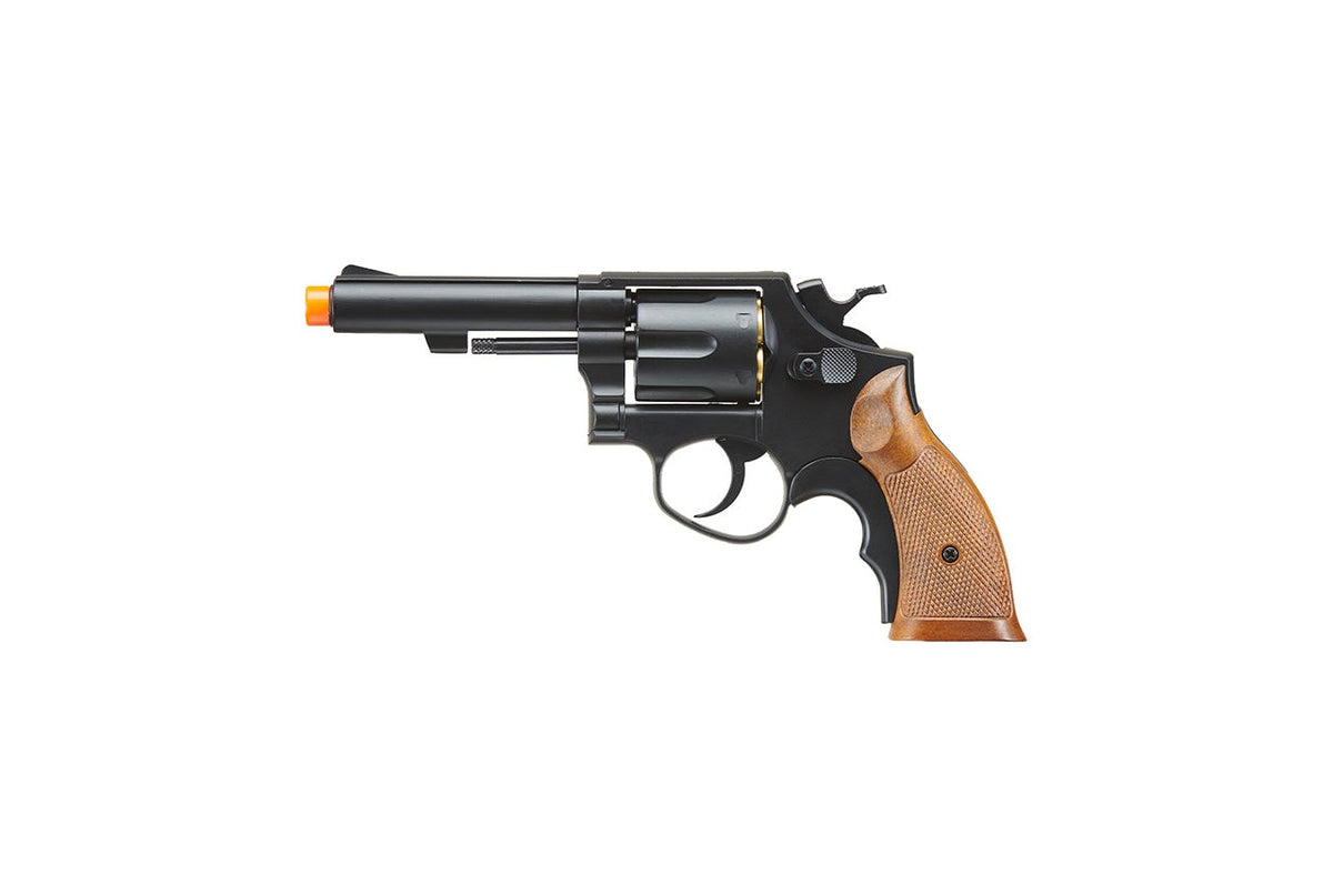 HFC HG-131B GAS POWERED REVOLVER PISTOL IN BLACK — Airsoft Promo