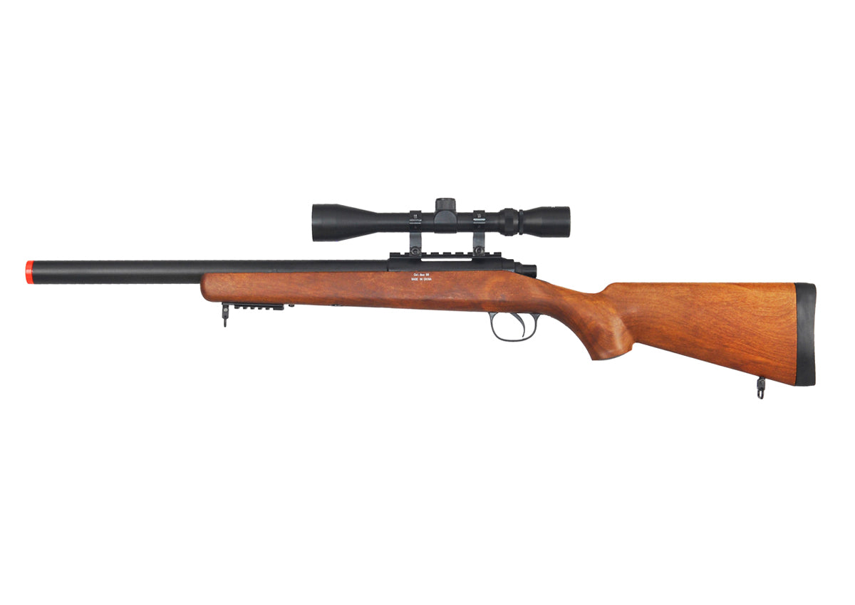 VSR-10 BOLT ACTION RIFLE W/ SCOPE - WOOD — Airsoft Promo