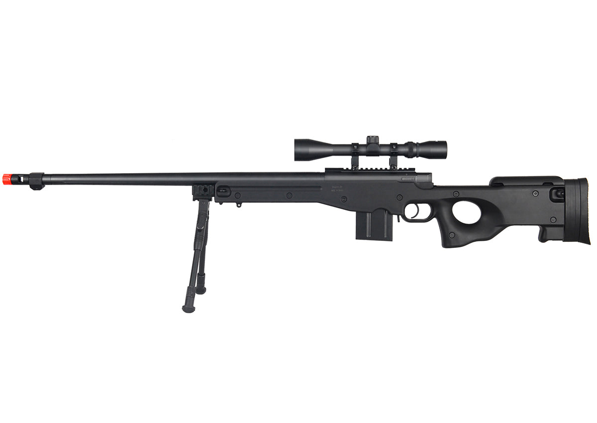 WELLFIRE SHADOWOPS MK96 AWP BOLT ACTION AIRSOFT SNIPER RIFLE - BLACK ...