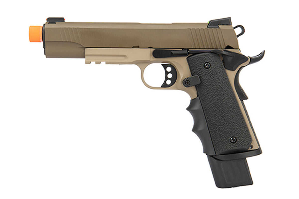 Army Armament Full Metal R32 Gas Blowback Airsoft Pistol (TAN ...
