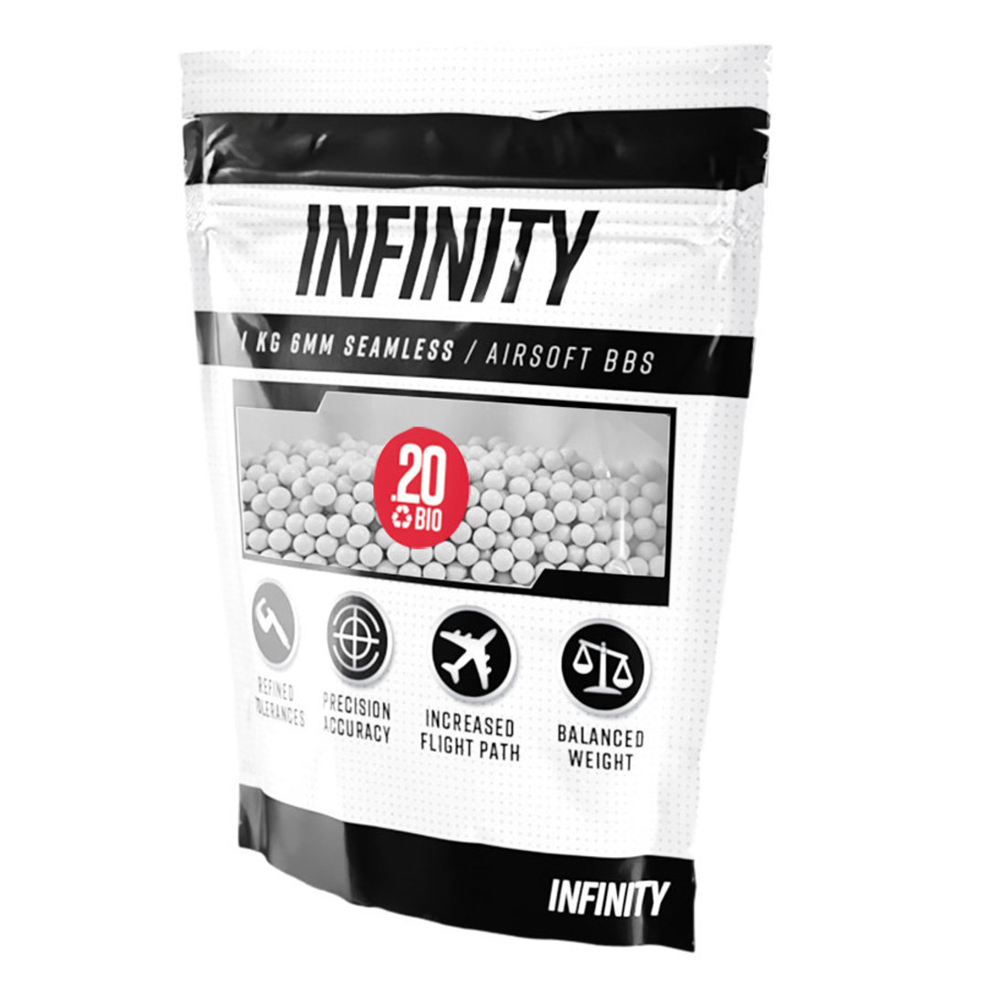 Infinity Biodegradable BBS | Infinity Seamless BBS | Airsoft Promo