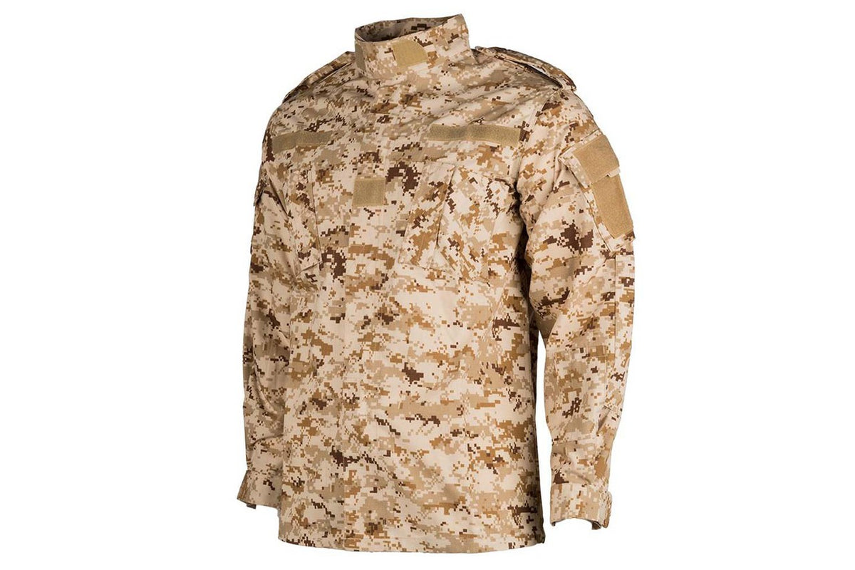 ACU Type Ripstop BDU Jacket (Color: Digital Desert / Medium ) — Airsoft ...